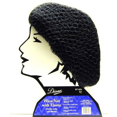 Diane Wave Net with Elastic 12 per card – Knight's Beauty Supply
